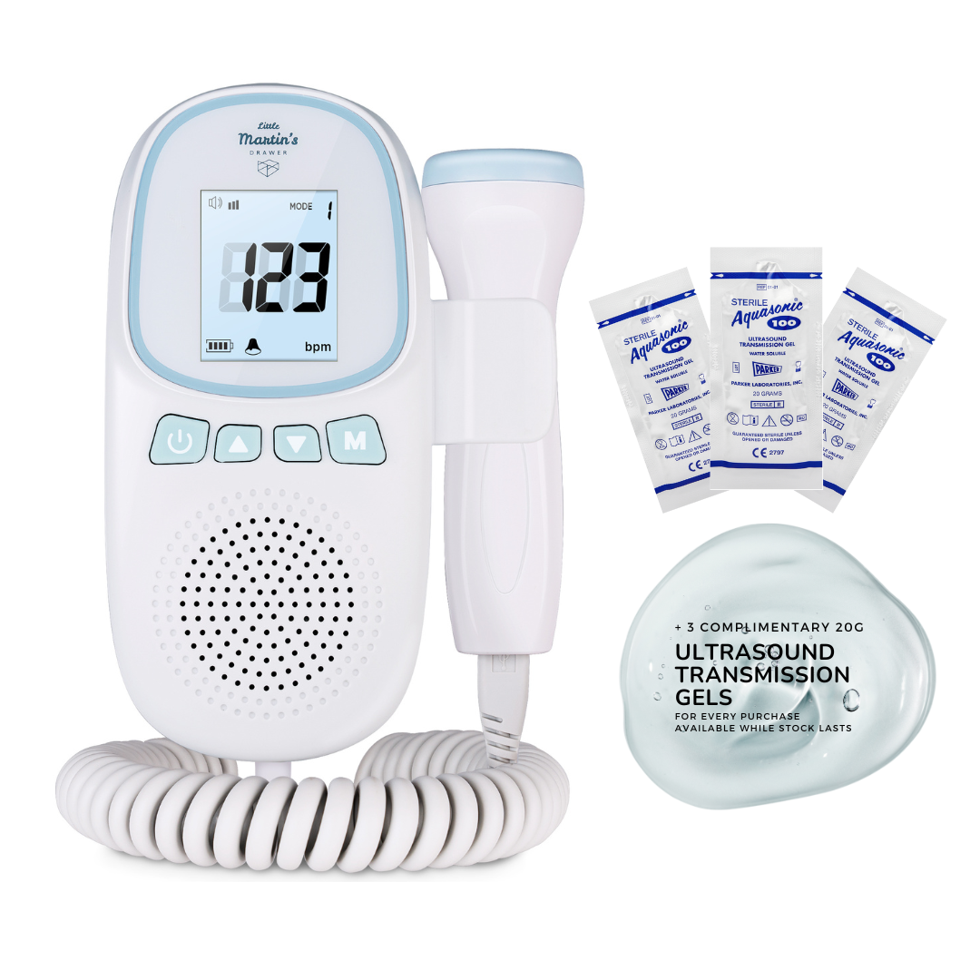 Little Martin's Portable Fetal Doppler - Hear Your Baby's Heartbeat An ...